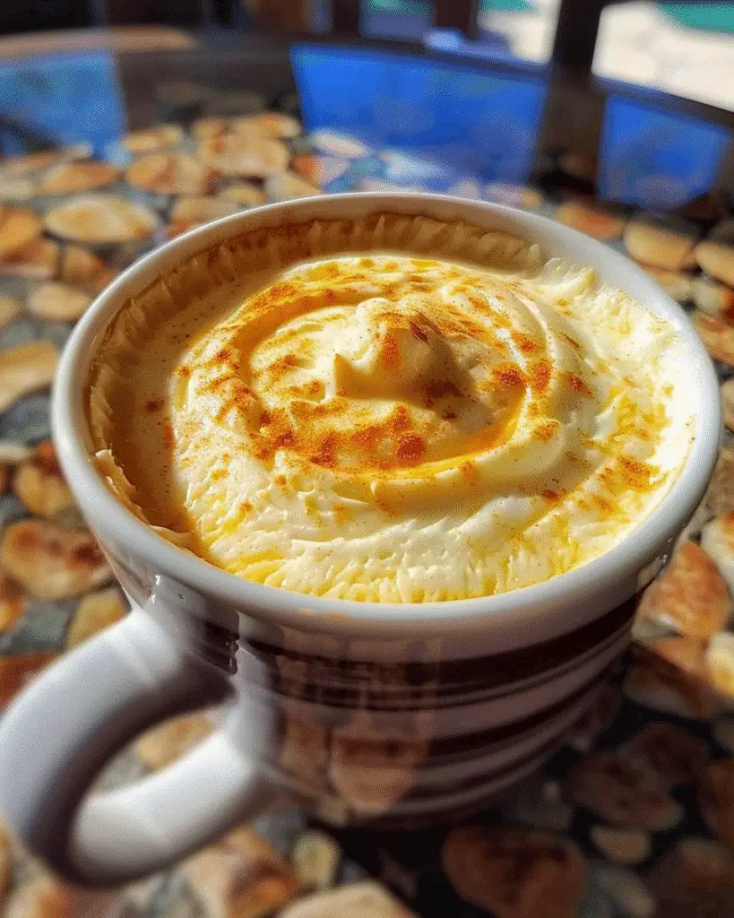 Flan cremoso de elote en microondas